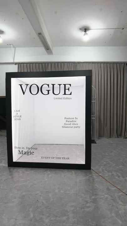PT Wedding Magazine Photo Booth Box for Events - Vogue Magazine Photo ...