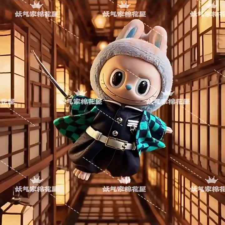 Demon Slayer: Kimetsu No Yaiba Labubu Clothes Doll Accessories Outfits ...
