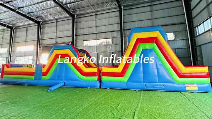 Commercial Grade Pvc Adult Large Obstacle Course Inflatable Obstacle ...