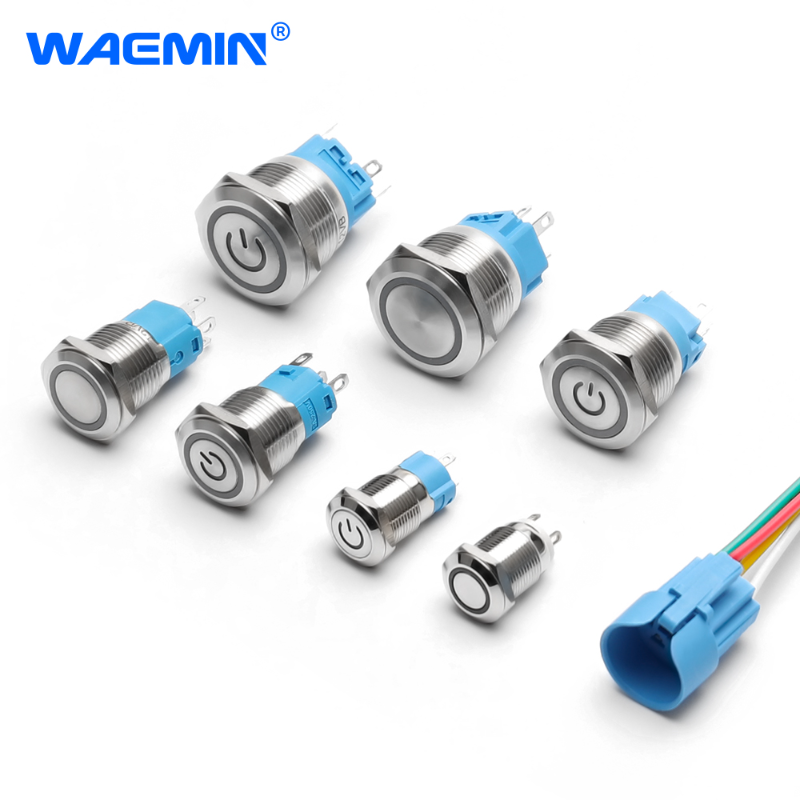 Waterproof 22mm 90dB Buzzer With Indicator Lights Alarm With Highlight ...