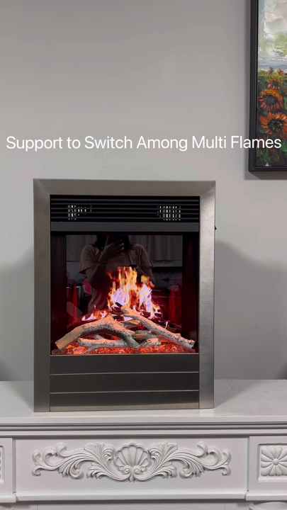Luxury Real Flame Technology - Electric Fireplace Heater
