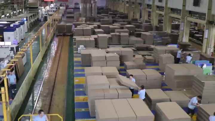 Large Size Fold Paper Karton Carton Moving Box Corrugated Cardboard ...