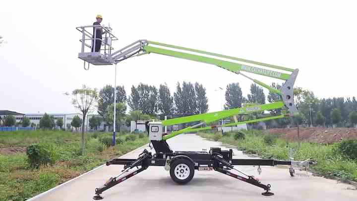 200Kg 300Kg Rotating Basket Cherry Picker 110V 220V Ac Powered Diesel ...
