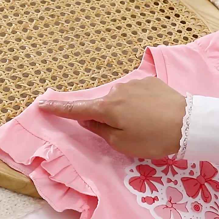 Girls' Cartoon Sleeveless Kids Clothing Set Korean-style Cotton Summer ...