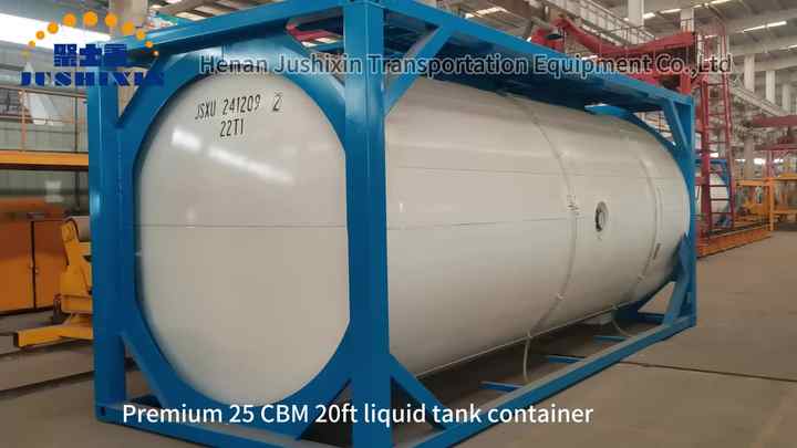 ISO Storage Tanker 20ft Liquid Tank Container Fuel Delivery Tanks for ...