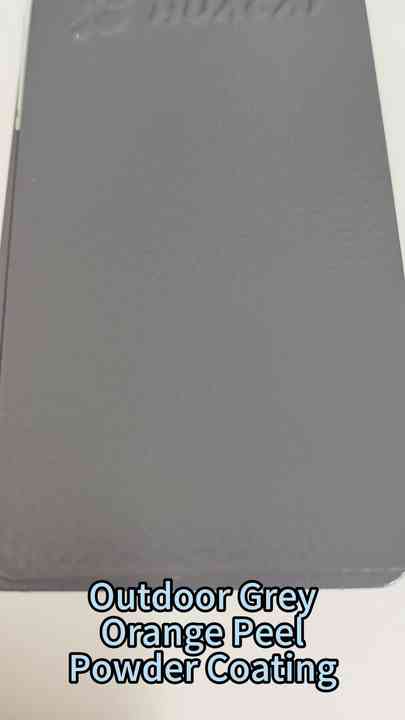 Outdoor Grey Orange Peel Powder Coating, Textured Finish for Metal ...