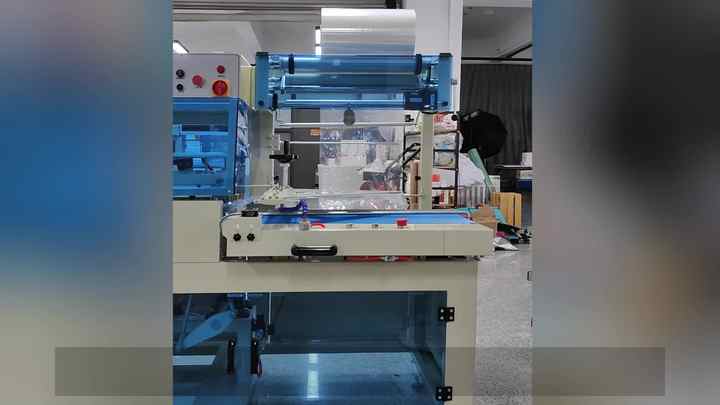 380V Fully Automatic L-sealer Shrink Wrapping Machine POF Film Wrap ...