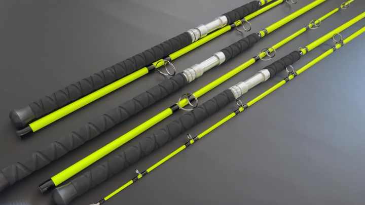 Seehoo Heavy Duty Carbon Fiber Catfish Rod Ultra High Load Capacity ...