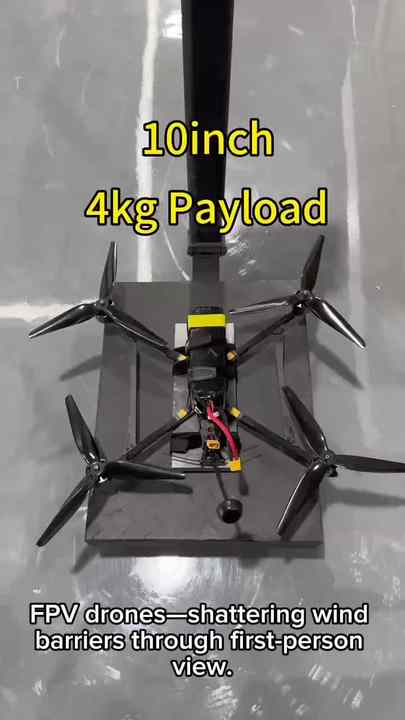 10 Inch FPV Drone Manufacturer Payload 2.5kg Long Distance 5.8G ELRS ...