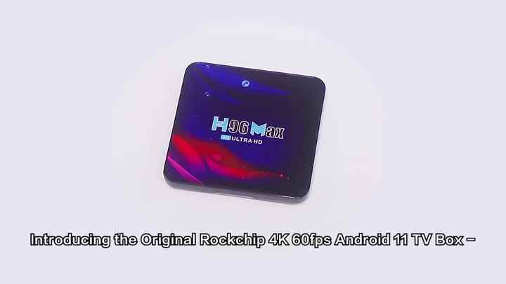 H96 MAX Rockchip RK3318 STB 4K Streaming Custom Best Internet Super Box ...