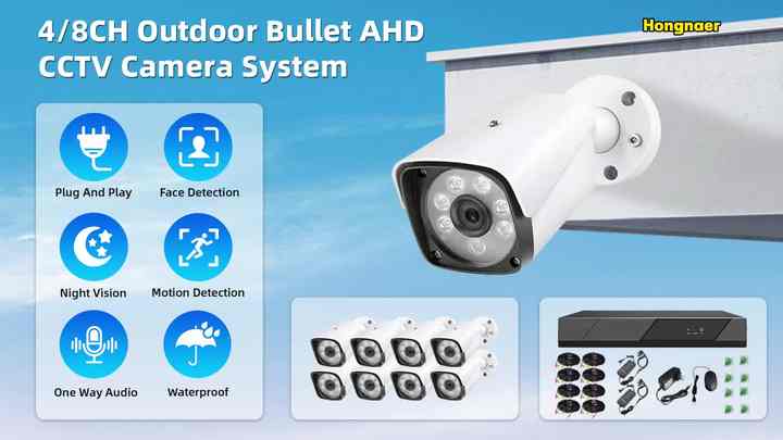 Hongnaer 5MP Analog 8 Channel Digital Video Recorder Surveillance ...