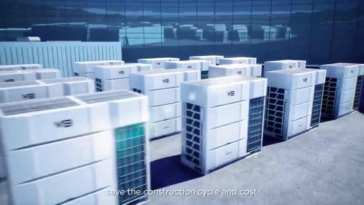 Midea V8 ETA (META) 2.0 40kW Condensing Unit Central Air Conditioning ...