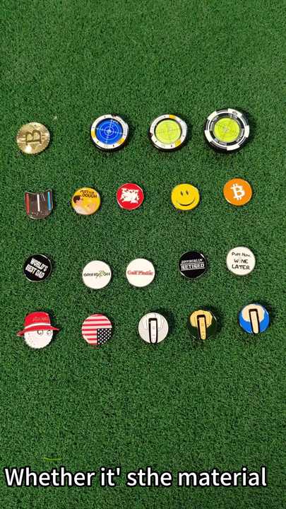 Funny Middle Finger Golf Ball Marker with Hat Clip, Attitude Marker for ...
