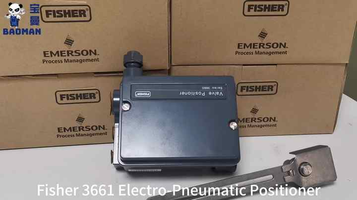 Emerson Fisher 3660 3661 Electro-Pneumatic Single Acting Positioner ...