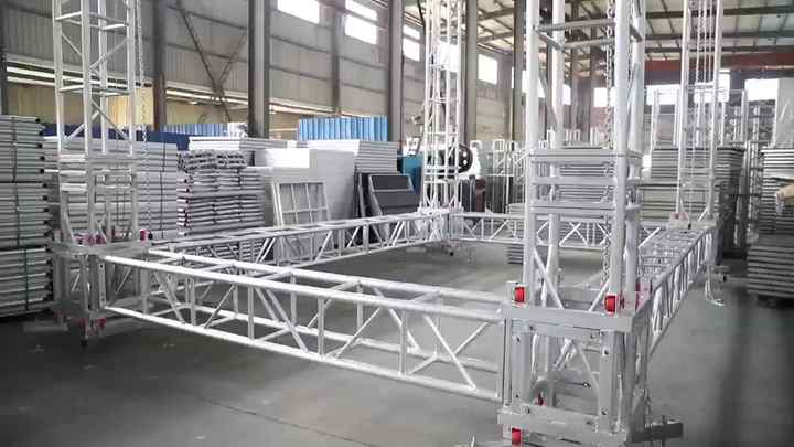 Aluminum Stage Backdrop Roof Truss Frame Display Lighting Podium Truss ...