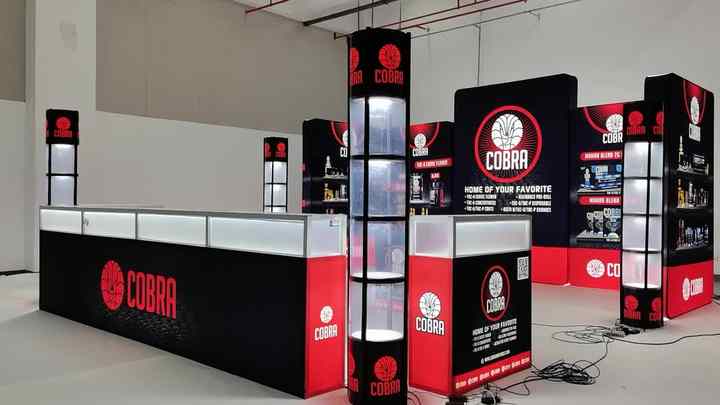 20x20ft Custom Modular Aluminum Backlit Light Box Spiral Tower Stand ...