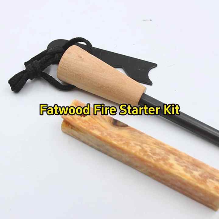Baiyuheng Emergency Fire Rod Kit Tinder Fire Starter Steel Fire Starter ...