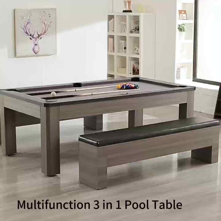Cheap 7FT Multi Function Game MDF 3 in 1 Pool Billiard Table with ...