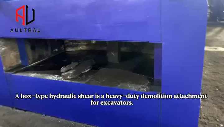 Hydraulic Container Shear Machine for Scrap Metal Cutting and Recycling ...