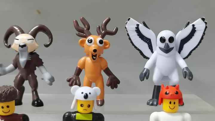 99 Nights in the Forest Action Figures Monster Toy Owl Deer Anime ...