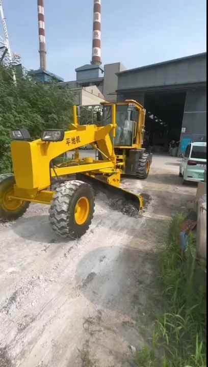 Brand New 100HP Road Construction Mini Motor Grader Soil Pile Leveler ...