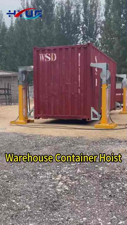Outdoor Stable Hydraulic Legs Container Hoist System Hydraulic Cylinder ...