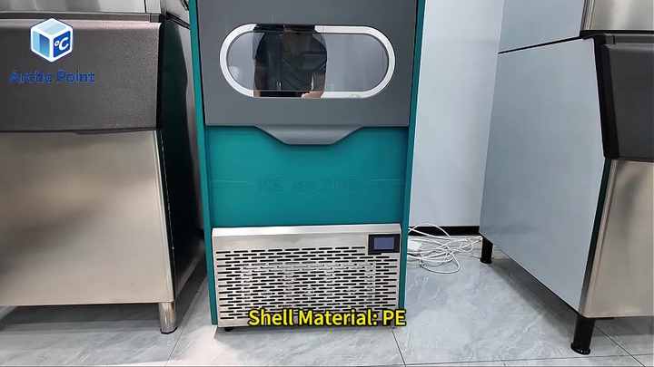 High Capacity Commercial Automatic Stainless Steel Granular Ice Maker ...