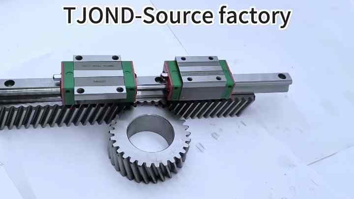 DIN6 Helical Gear and Rack C45 Steel Ground Teeth Gear Rack CNC Machine ...
