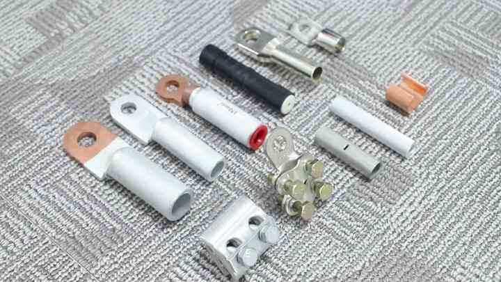 YOJIU 10mm Aluminum Cable Lug Tube Tin Plated Sportsopper Terminal 25mm ...