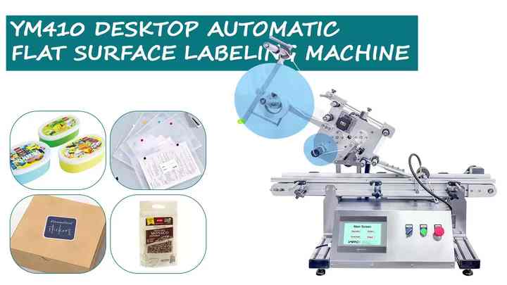 YIMU YM410 Flat Labeling Machine - Precision & Efficiency