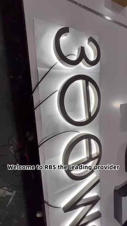 Custom Lobby Signage - Illuminate Your Business Logo