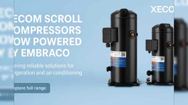XECOM Advanced Stable Heat Pump Scroll Compressor for High Demand ...