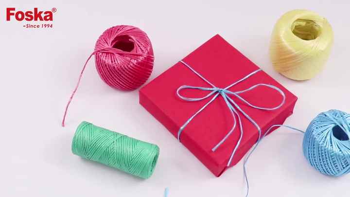Foska Multi-colored Twine Household Bundles 100m Length Polyester Nylon ...