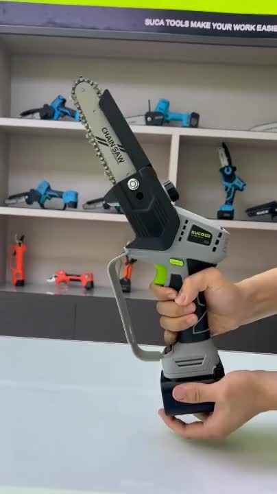 Battery Powered Brushless Electric Chainsaw Rechargeable Cordless ...