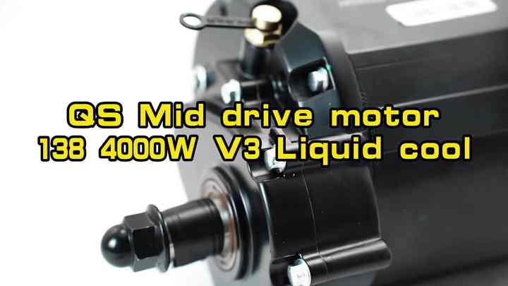 QS MOTOR 4000W Liquid-Cooled Mid Drive Motor for E-motorcycles