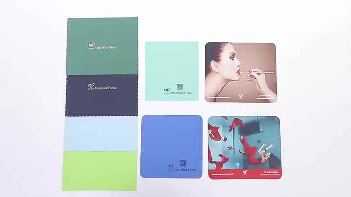 Custom Logo Silk Screen Printing Optical Lens Cleaning Cloth Eye Glass ...