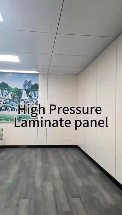 High-pressure HPL Glossy Stone Textured Plywood Panels