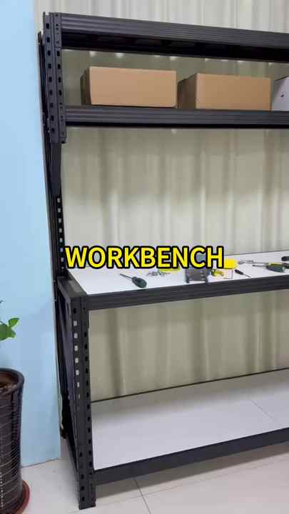 Heavy Duty Work Station Work Bench Adjustable Sheving Rack Warehouse ...