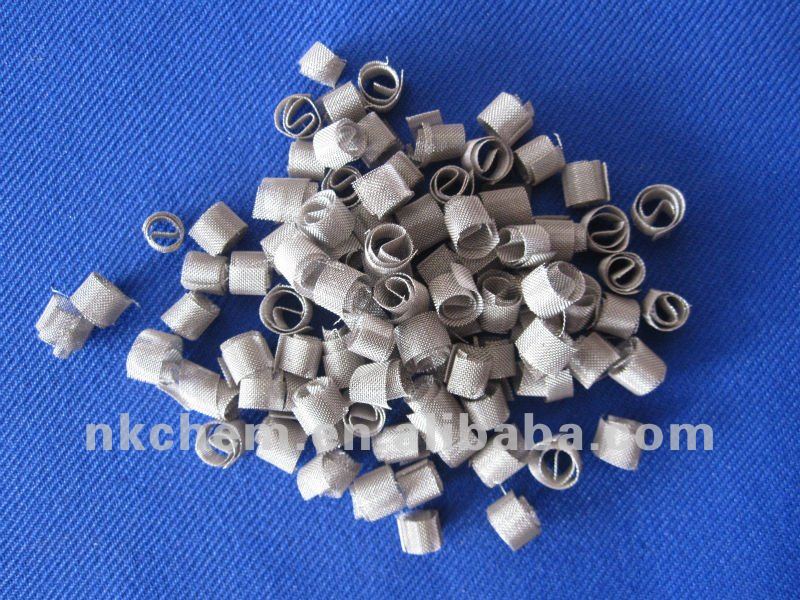 Wire Mesh Dixon Ring for Laboratory 304, 304L, 316, 316L Stainless Steel Laboratory Packing, Tower Packing Industry ISO9001