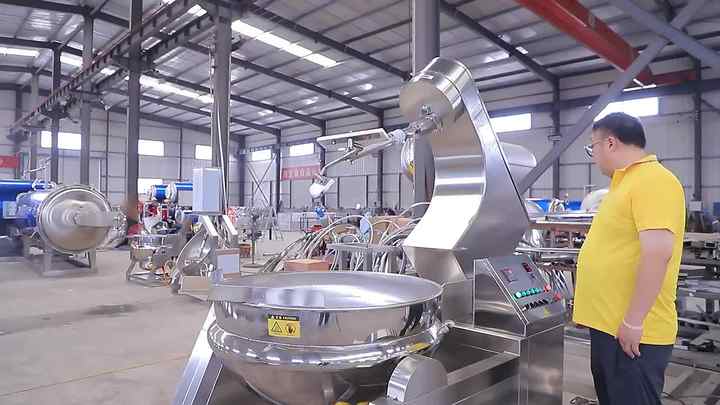 300L Automatic Gas Planetary Mixing and Cooking Pot with Mixer ...