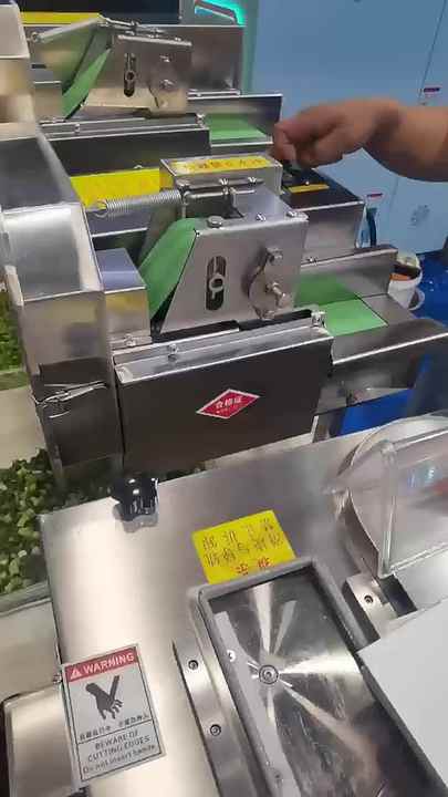 Fully Automatic Cucumber Carrot Green Onion Cutting Machine Electric ...