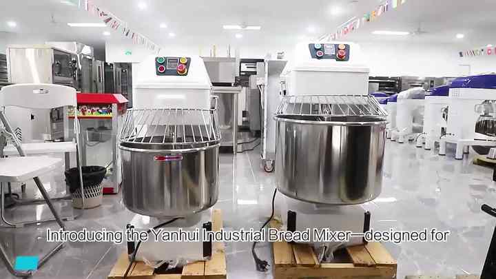 90kg Dough Kneading Machine / Spiral Bread Mixer / Flour Dough Mixer ...