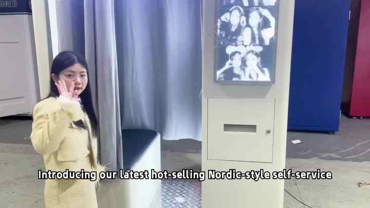 Indoor Shopping Mall Enclosed Fast Print Digital Photo Booth