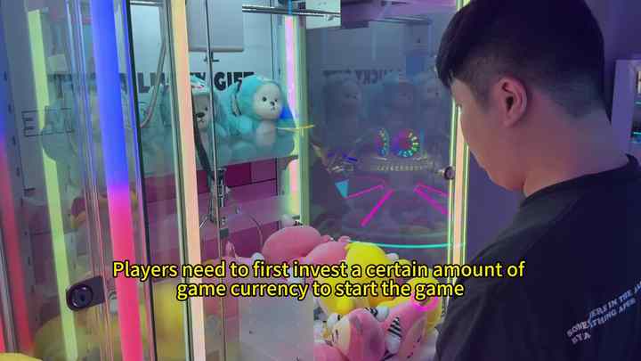 Mini Candy Claw Machine Kid's Doll Catching Plush Toy Arcade Crane Bill ...