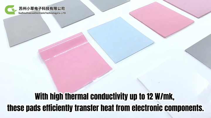 Conductive Silicone Thermal Pad 1.0~12W/mk Silicone Thermal Pad ...