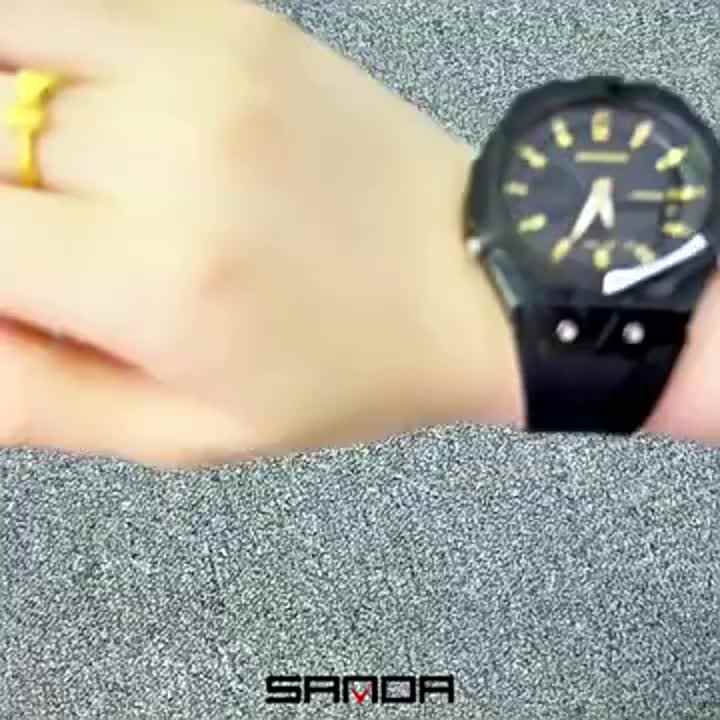SANDA 6283 Fashion Electronic Quartz Watches for Men