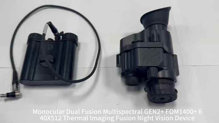 QCNV Fusion Thermal + Image Intensifier Monocular Night Vision FOM1400 ...