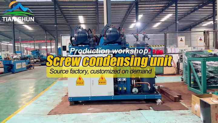 High Capacity Compressor Rack Unit Automatic Cold Room Refrigeration ...