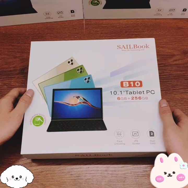 Sailbook B10 - 10.1 Inch Tablet with 6GB RAM & 256GB Storage