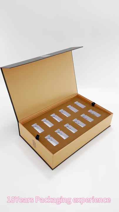 Luxury Rigid Folding Cardboard Gift Box Ready in Stock with UV Coating ...